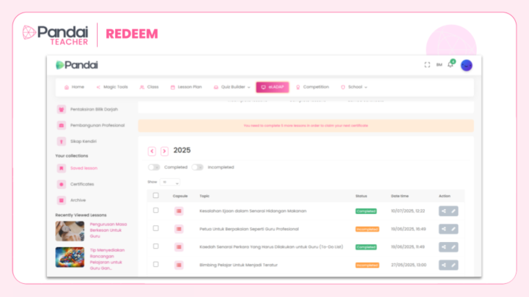 LADAP (Latihan Dalam Perkhidmatan) Guru – Lengkapkan Secara Mudah ...